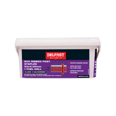 Buy Delfast 2" 9 ga Staples 800+Fuel Cell | Fence Products