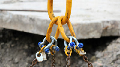 Rigging of chains & fittings | Cookes