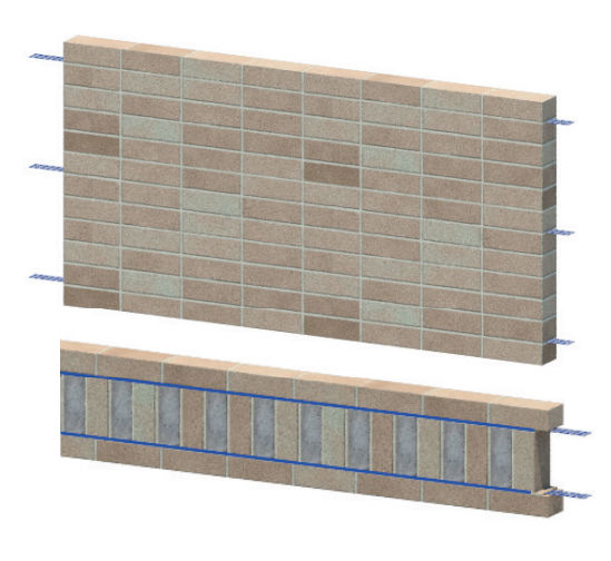 stack brick bond